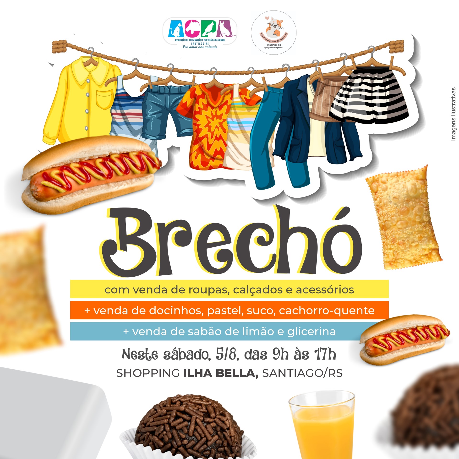Brechó solidário: Associação de Proteção aos Animais promove evento ...