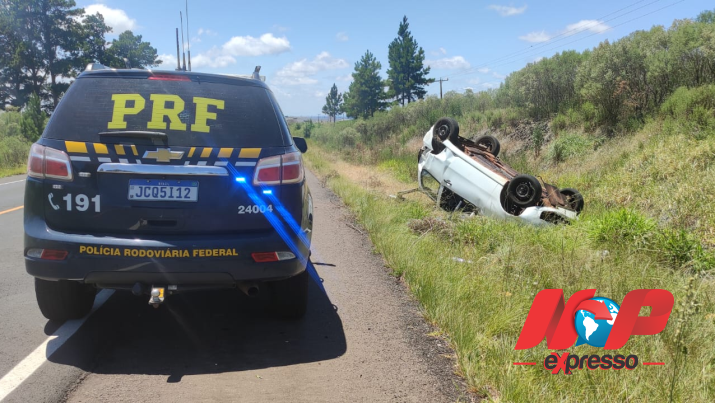 Capotamento na BR-287 em Santiago - NP Expresso