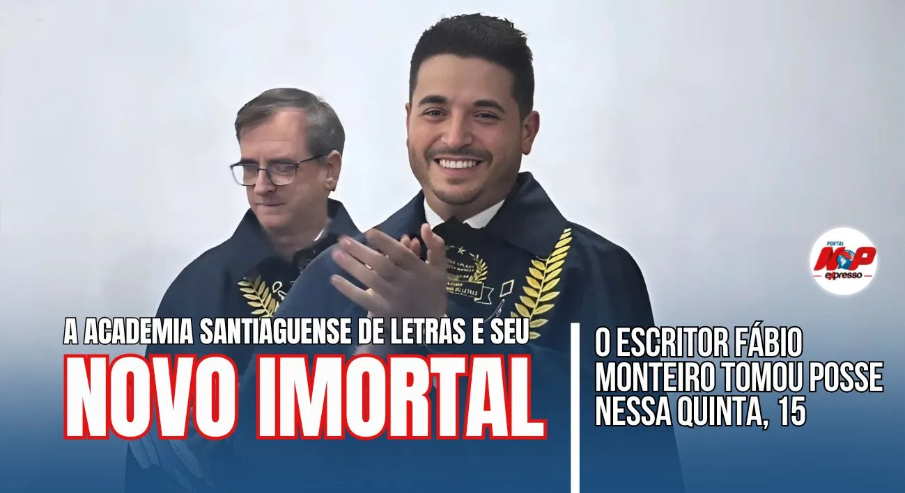 Fábio Monteiro é o novo imortal da Academia Santiaguense de Letras - NP ...